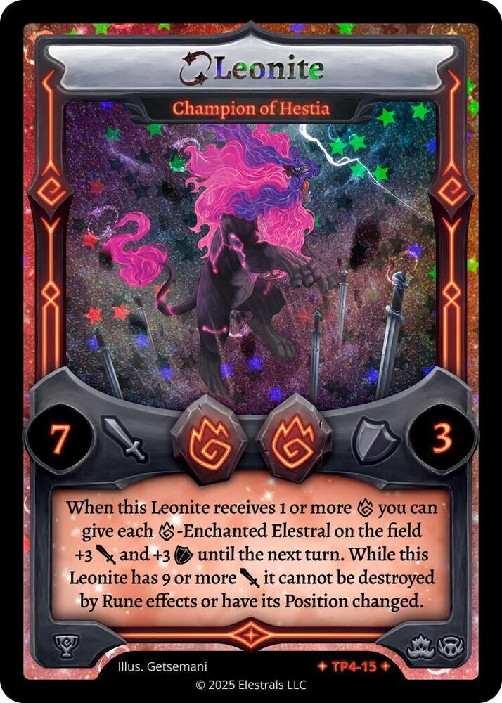 Leonite - Champion of Hestia - Organized Play Series 4 - Elestrals ...