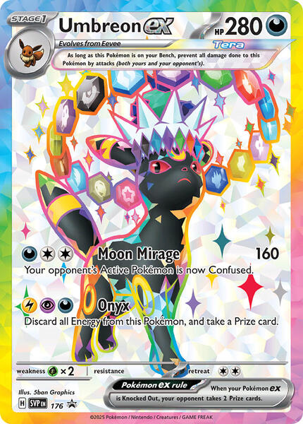 Umbreon ex - 176 - SV: Scarlet & Violet Promo Cards - Pokemon ...