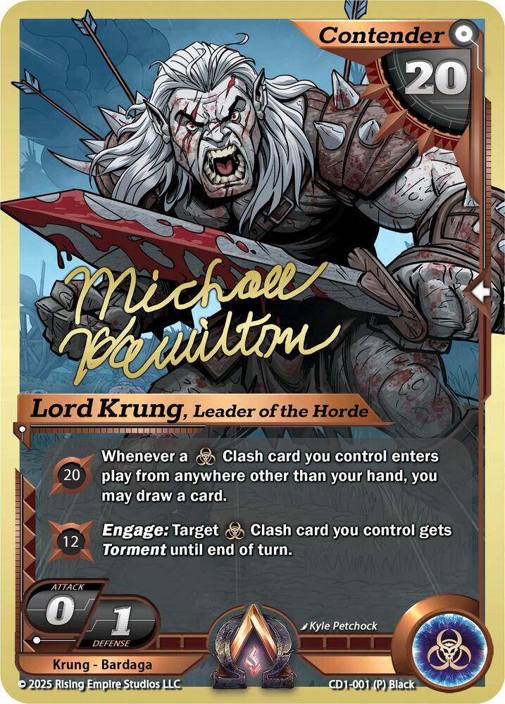 Lord Krung, Leader of the Horde - Champion Deck: Michael Hamilton - Alpha Clash - TCGplayer.com