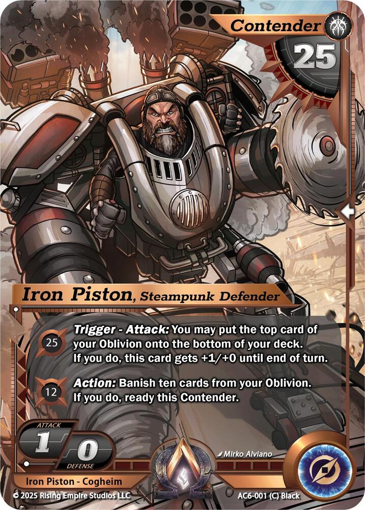 Iron Piston, Steampunk Defender - Echoes of Eternity - Alpha Clash ...