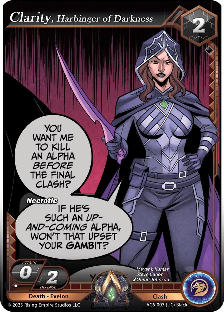 Clarity, Harbinger of Darkness - Echoes of Eternity - Alpha Clash ...