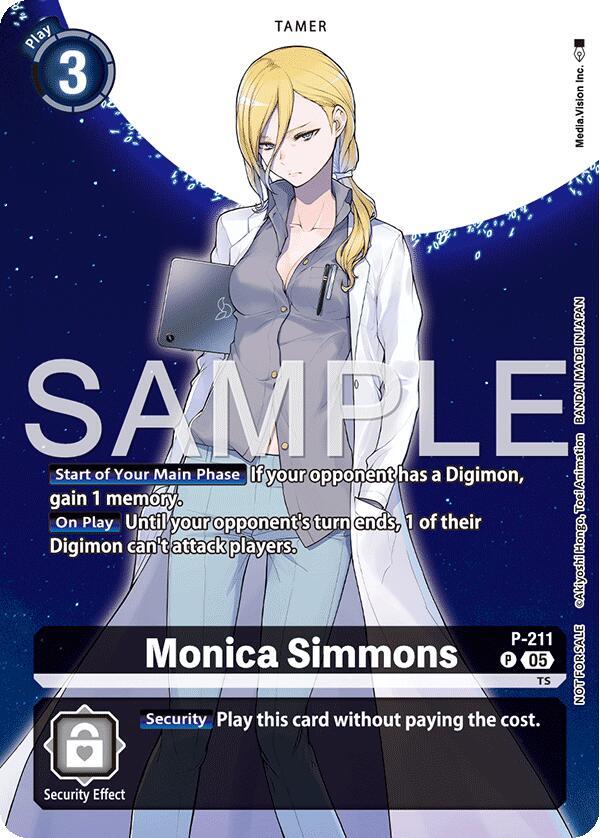 Monica Simmons (Hacker's Slumber Box Promotion Pack) - Digimon Promotion Cards - Digimon Card ...