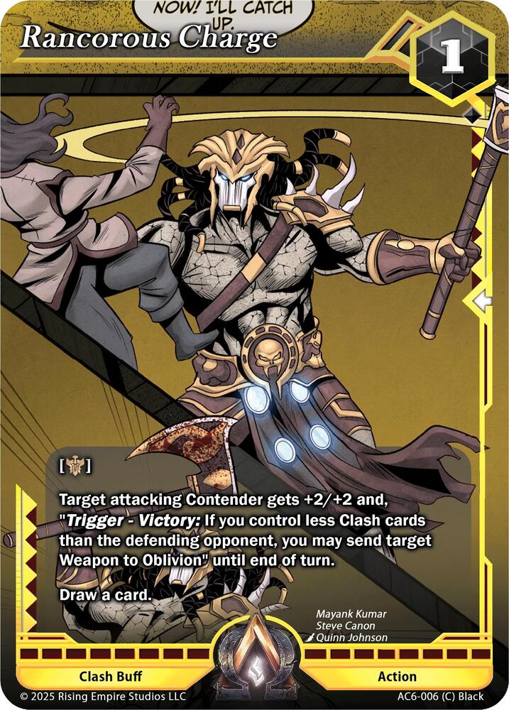 Rancorous Charge (Gold) - Echoes of Eternity - Alpha Clash - TCGplayer.com