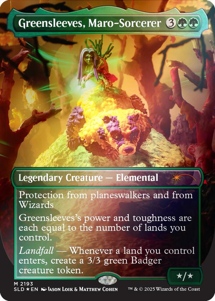 Greensleeves, Maro-Sorcerer (Rainbow Foil) - Secret Lair Drop Series ...