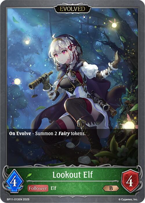 Lookout Elf (Evolved) - BP11: Bullet of Fate - Shadowverse: Evolve ...