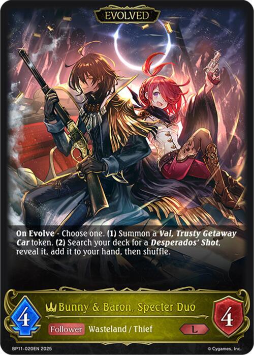 Bunny & Baron, Specter Duo (Evolved) - BP11: Bullet of Fate - Shadowverse: Evolve - TCGplayer.com