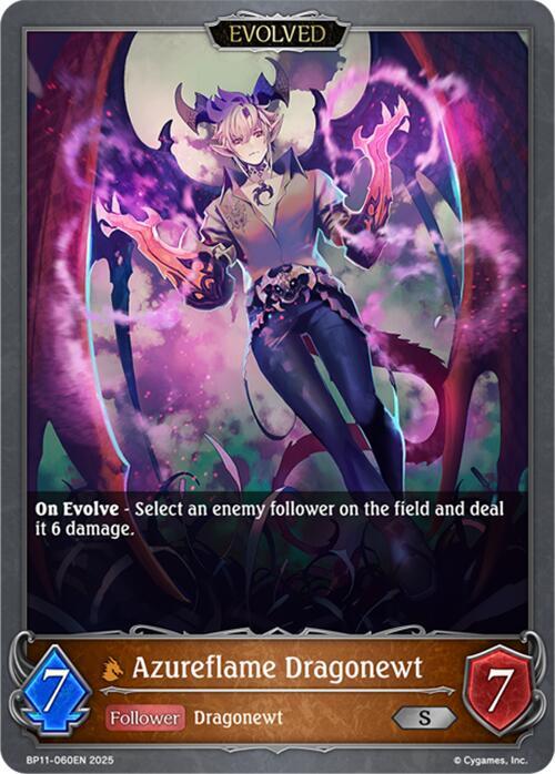 Azureflame Dragonewt (Evolved) - BP11: Bullet of Fate - Shadowverse: Evolve - TCGplayer.com