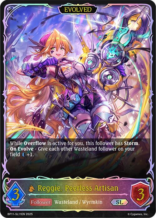 Reggie, Peerless Artisan (Evolved) (SL) - BP11: Bullet of Fate - Shadowverse: Evolve - TCGplayer.com