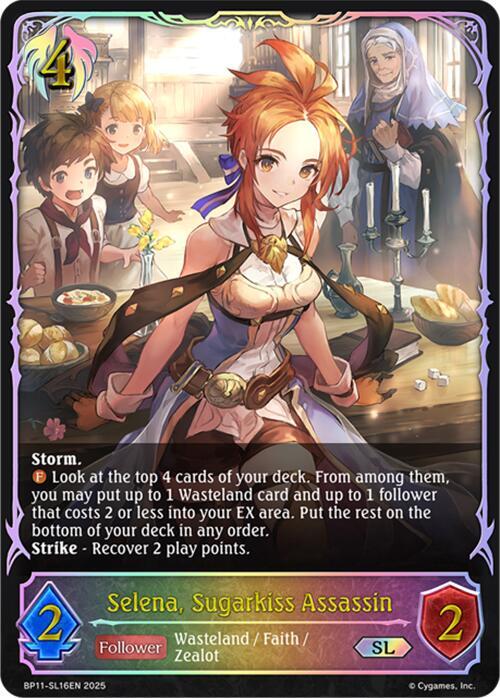 Selena, Sugarkiss Assassin (SL) - BP11: Bullet of Fate - Shadowverse: Evolve - TCGplayer.com