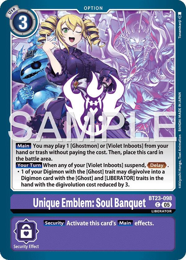 Unique Emblem: Soul Banquet - Hackers' Slumber - Digimon Card Game - TCGplayer.com