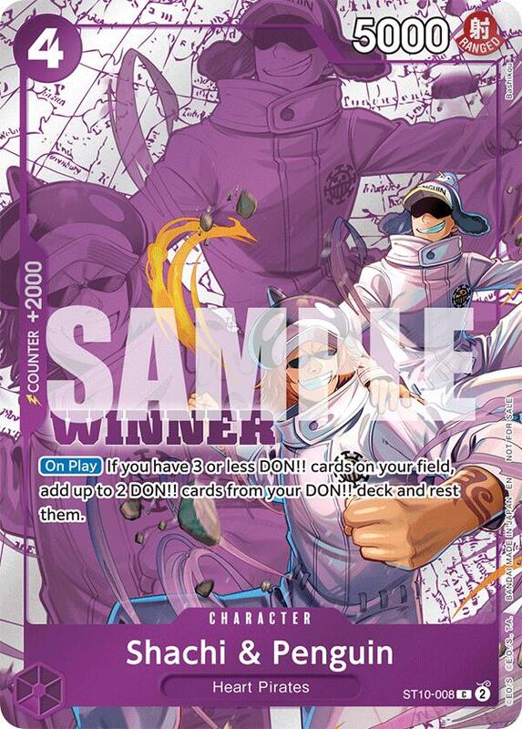 Shachi & Penguin (Winner Pack 2025 Vol. 4) - One Piece Promotion Cards ...