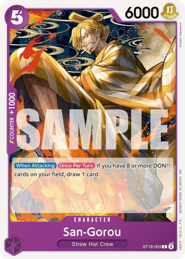 San-Gorou (Reprint) - Premium Booster -The Best- Vol. 2 - One Piece ...