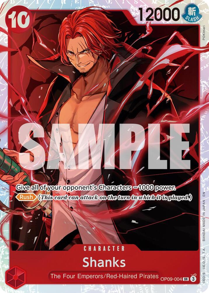 Shanks - OP09-004 (Reprint) - Premium Booster -The Best- Vol. 2 - One ...