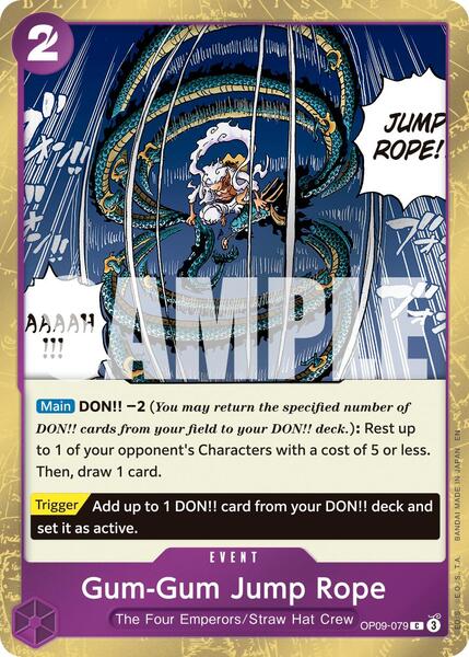 Gum-Gum Jump Rope (Pirate Foil) - Premium Booster -The Best- Vol. 2 ...