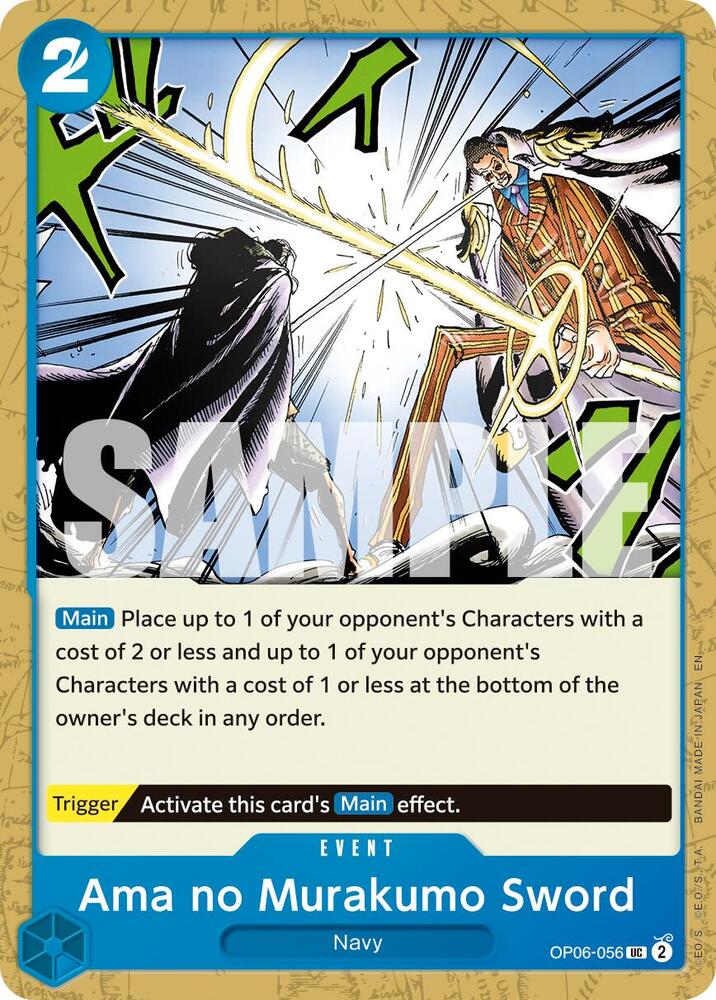 Ama no Murakumo Sword (Reprint) - Premium Booster -The Best- Vol. 2 - One Piece Card Game ...