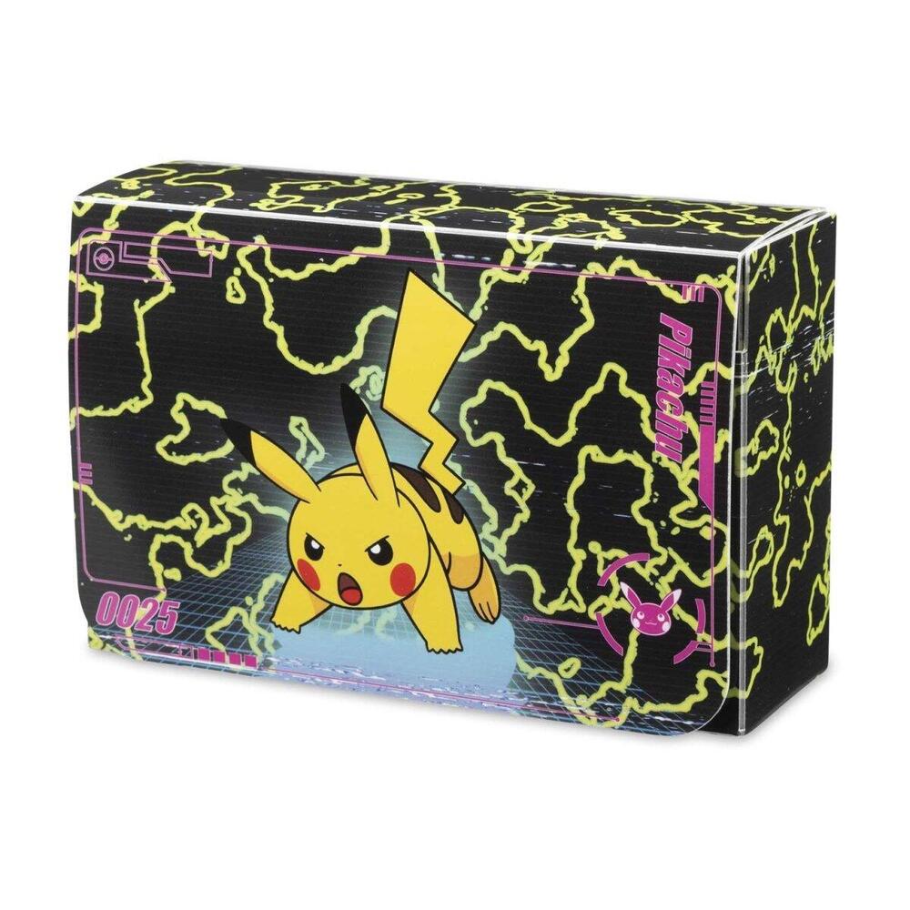 Pokemon Center Exclusive: Pikachu Neon Charge Double Deck Box - Pokemon ...
