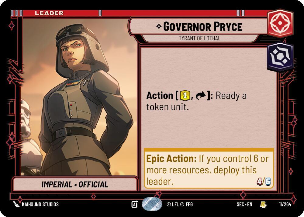 Governor Pryce - Tyrant of Lothal - Secrets of Power - Star Wars ...