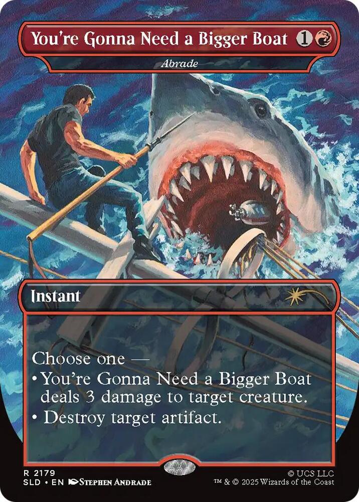 You're Gonna Need a Bigger Boat - Abrade - Secret Lair Drop Series ...