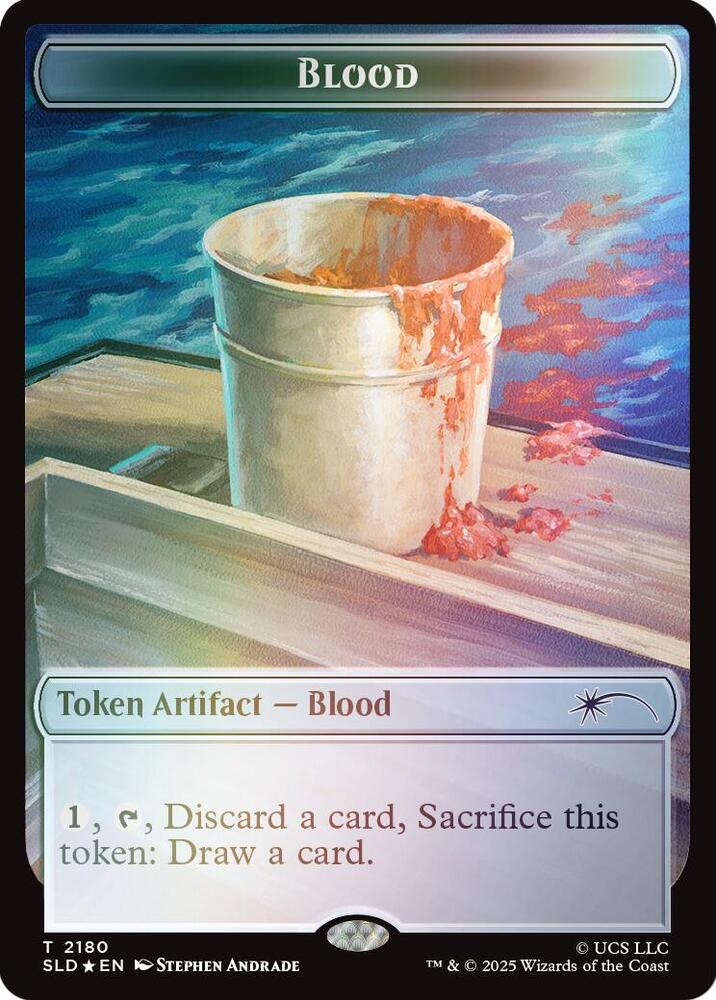 Blood Token (Rainbow Foil) - Secret Lair Drop Series - Magic: The ...