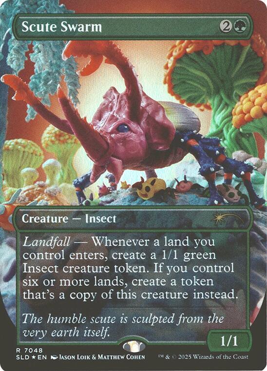 Scute Swarm (Rainbow Foil) - Secret Lair Drop Series - Magic: The ...