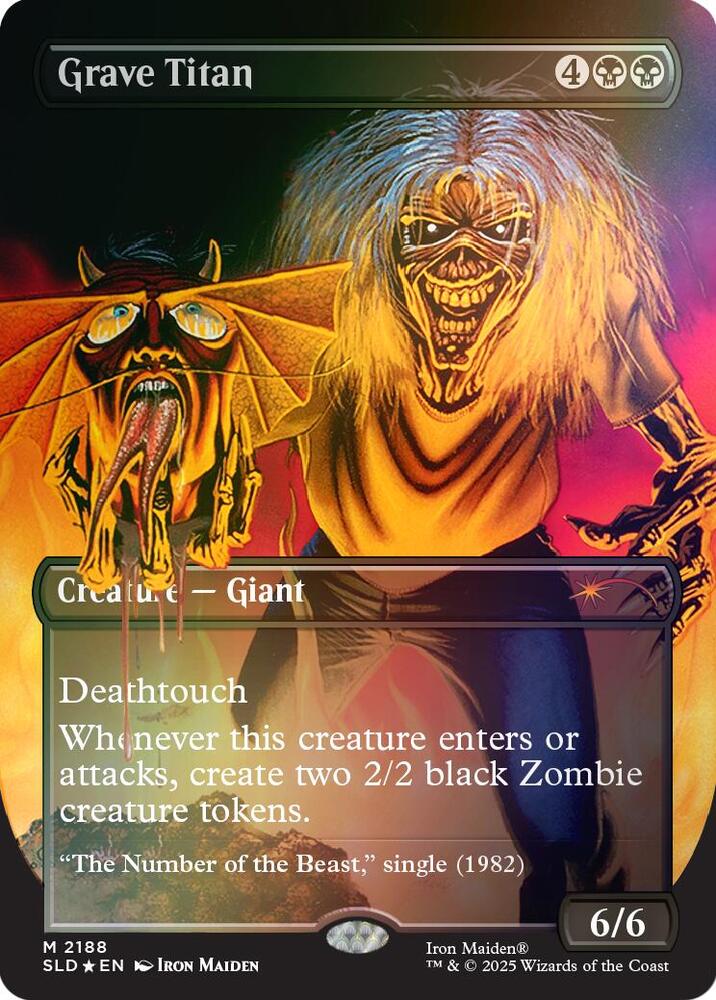 Grave Titan (2188) (Rainbow Foil) - Secret Lair Drop Series - Magic ...