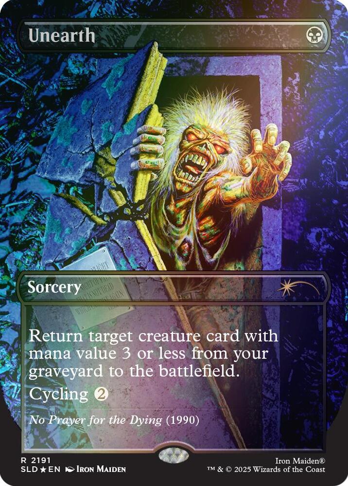 Unearth (Rainbow Foil) - Secret Lair Drop Series - Magic: The Gathering ...