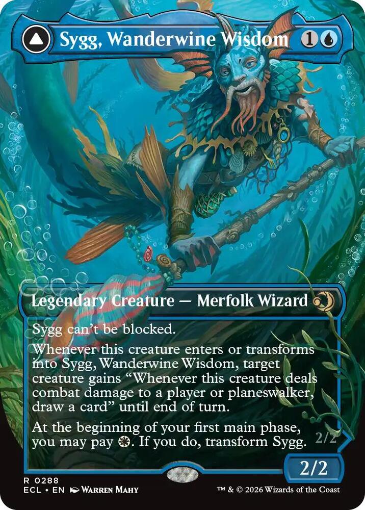 Sygg, Wanderwine Wisdom (Borderless) - Lorwyn Eclipsed - Magic: The ...