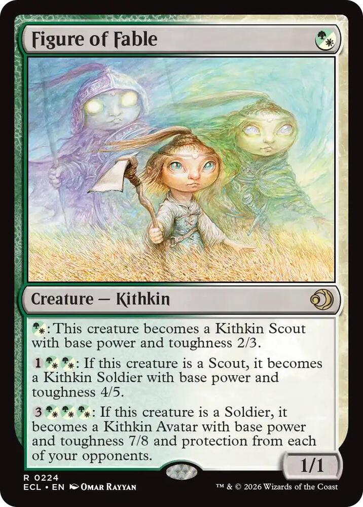 Figure of Fable - Lorwyn Eclipsed - Magic: The Gathering - TCGplayer.com