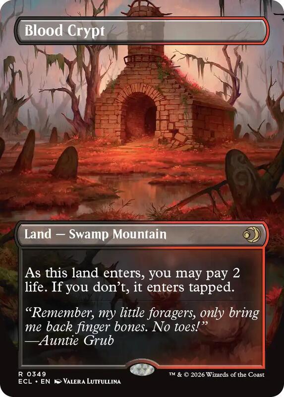Blood Crypt (Borderless) - Lorwyn Eclipsed - Magic: The Gathering ...