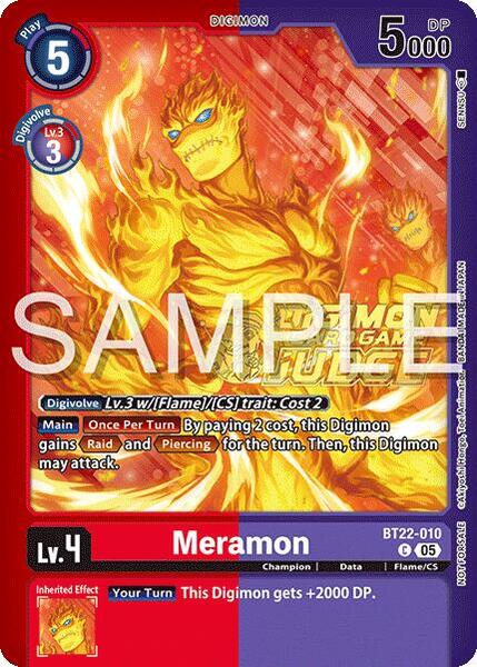 Meramon (Judge Pack 2025 Wave 2) - Cyber Eden - Digimon Card Game ...
