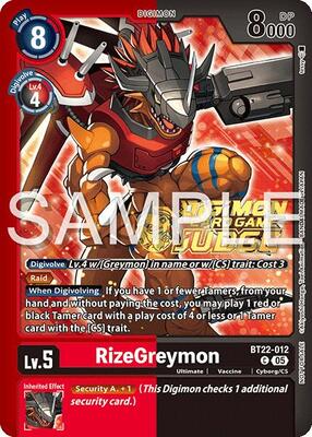 RizeGreymon (Judge Pack 2025 Wave 2) - Cyber Eden - Digimon Card Game - TCGplayer.com