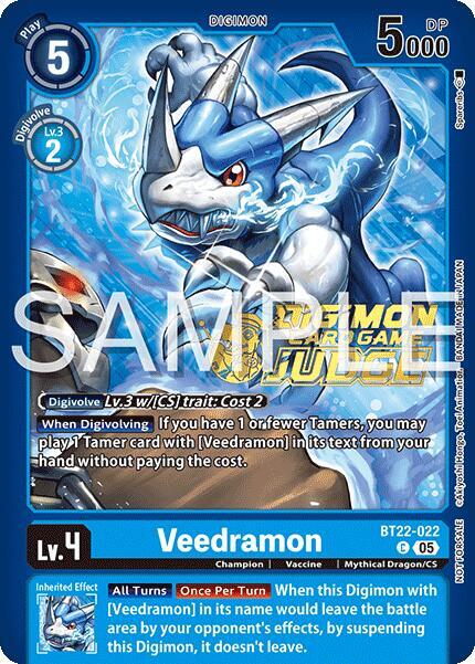 Veedramon (Judge Pack 2025 Wave 2) - Cyber Eden - Digimon Card Game ...