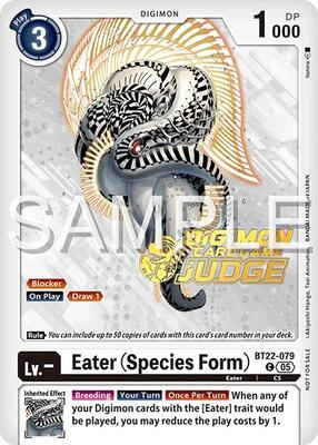 Eater (Species Form) (Judge Pack 2025 Wave 2) - Cyber Eden - Digimon ...