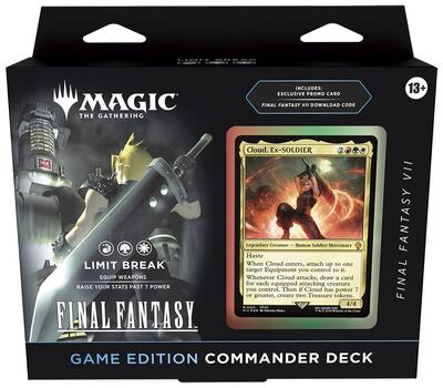 FINAL FANTASY Commander Deck - FINAL FANTASY VII Limit Break (Game ...
