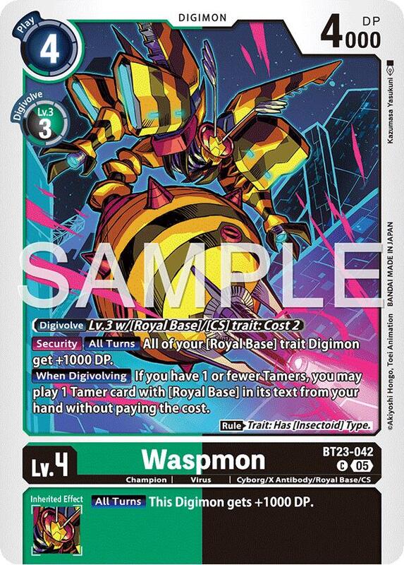 Waspmon - Hackers' Slumber - Digimon Card Game - TCGplayer.com