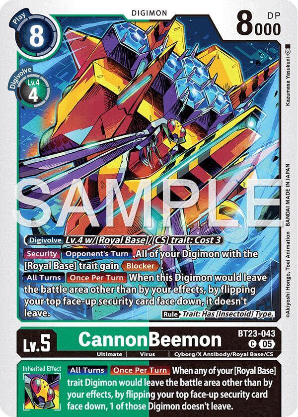 CannonBeemon - Hackers' Slumber - Digimon Card Game - TCGplayer.com