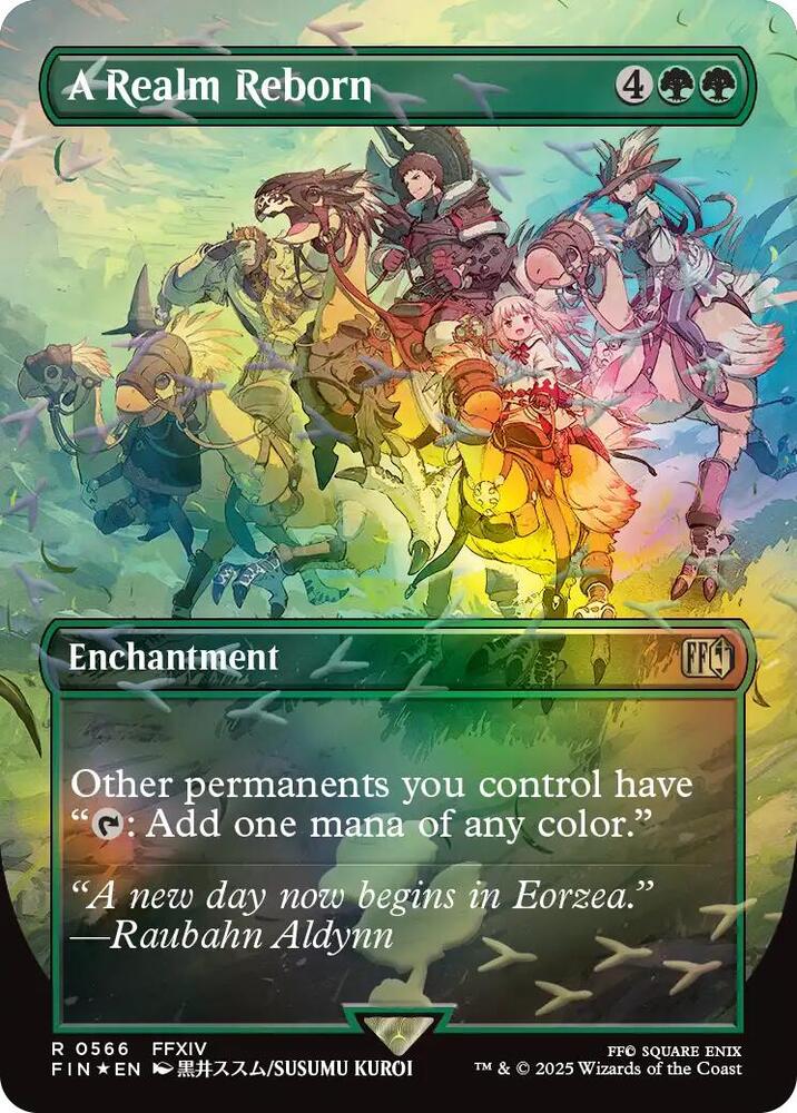 A Realm Reborn (Borderless) (Chocobo Track Foil) - FINAL FANTASY ...