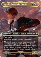 Squall, Gunblade Duelist (Borderless) - Commander: FINAL FANTASY - Magic: The Gathering ...