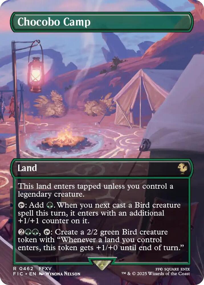 Chocobo Camp (Borderless) - Commander: FINAL FANTASY - Magic: The ...