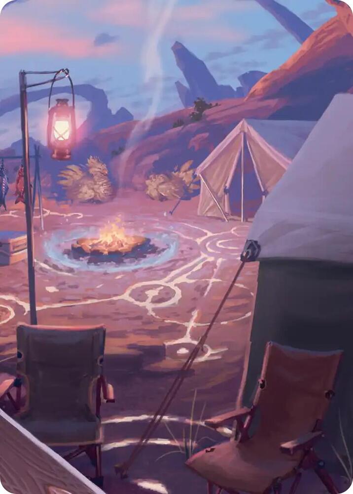 Chocobo Camp Scene Art Card - Art Series: FINAL FANTASY - Magic: The ...