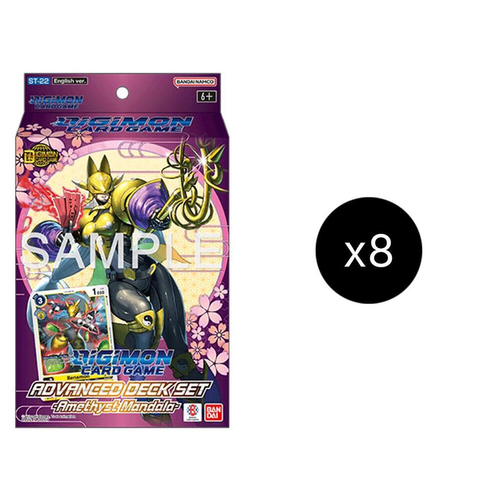 Amethyst Mandala Advanced Starter Deck Display - Starter Deck 22: Amethyst Mandala Advanced Deck ...