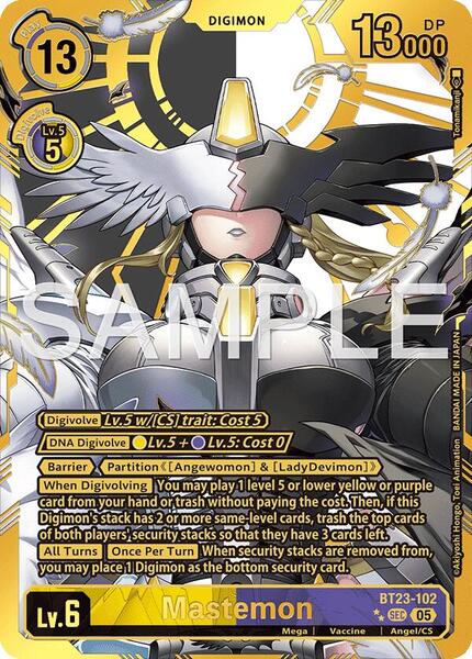 Mastemon (Rare Pull) - Hackers' Slumber - Digimon Card Game - TCGplayer.com