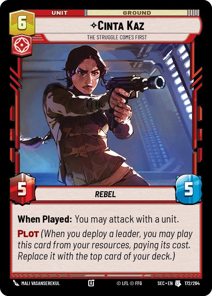 Cinta Kaz - The Struggle Comes First - Secrets of Power - Star Wars: Unlimited - TCGplayer.com
