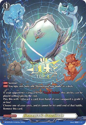 Elementaria Sanctitude - Bushiroad Event Cards - Cardfight Vanguard ...