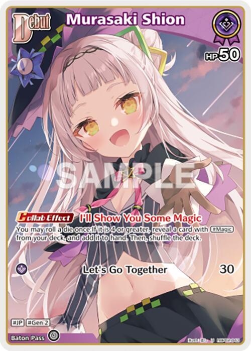 Murasaki Shion (U) (hBP02-043) - Quintet Spectrum - hololive OFFICIAL CARD GAME - TCGplayer.com