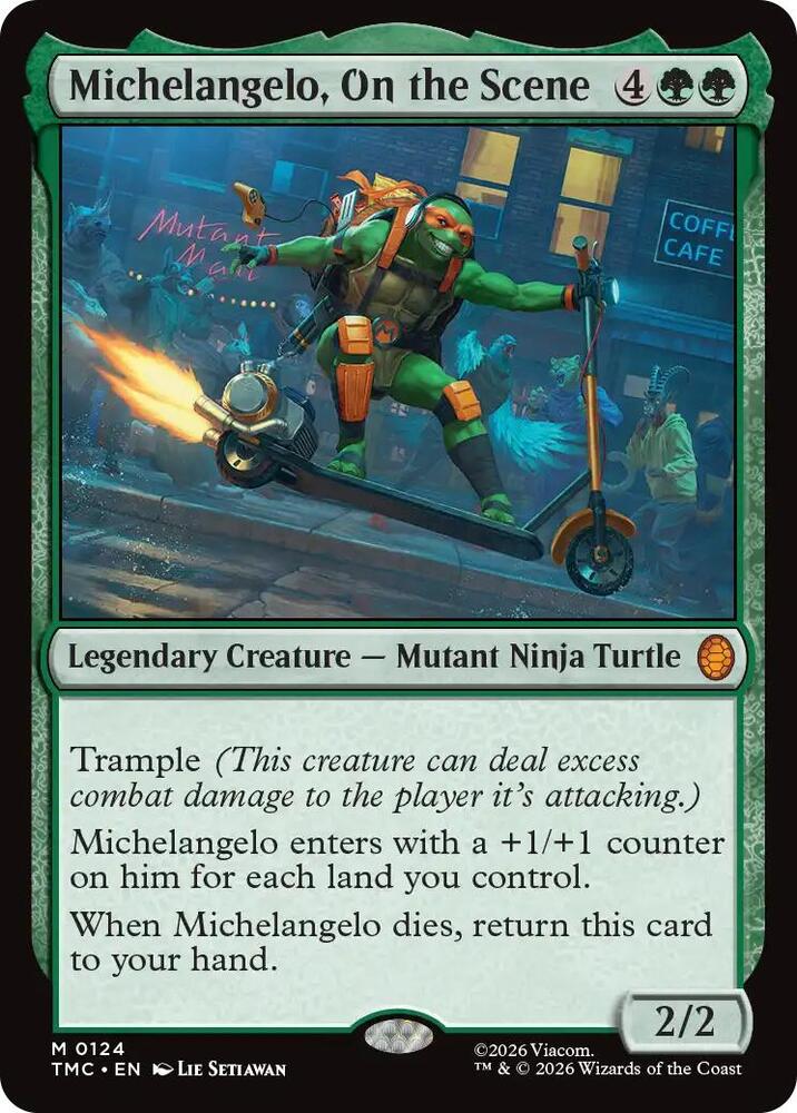 Michelangelo, On the Scene - Commander: Teenage Mutant Ninja Turtles ...