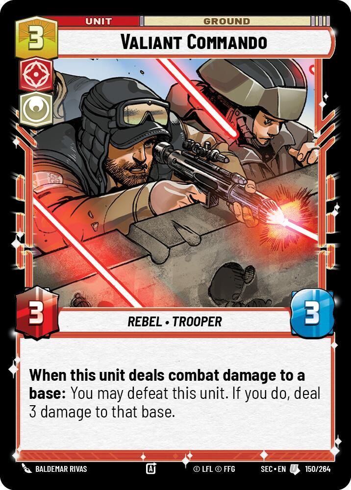 Valiant Commando - Secrets of Power - Star Wars: Unlimited - TCGplayer.com