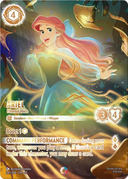 Ariel - Ethereal Voice (Iconic) - Whispers in the Well - Disney Lorcana ...