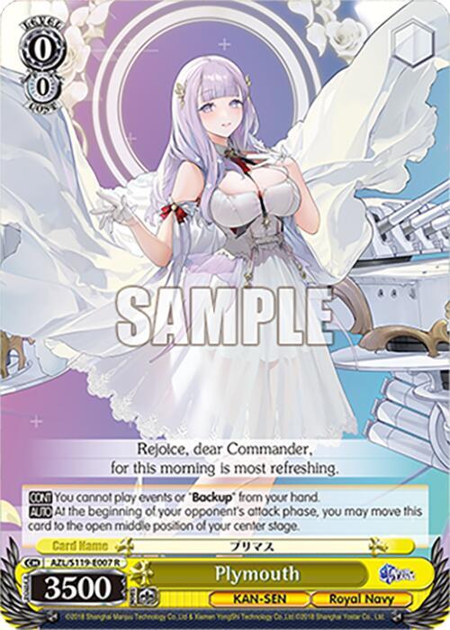 Plymouth Azur Lane Vol 2 Weiss Schwarz TCGplayer