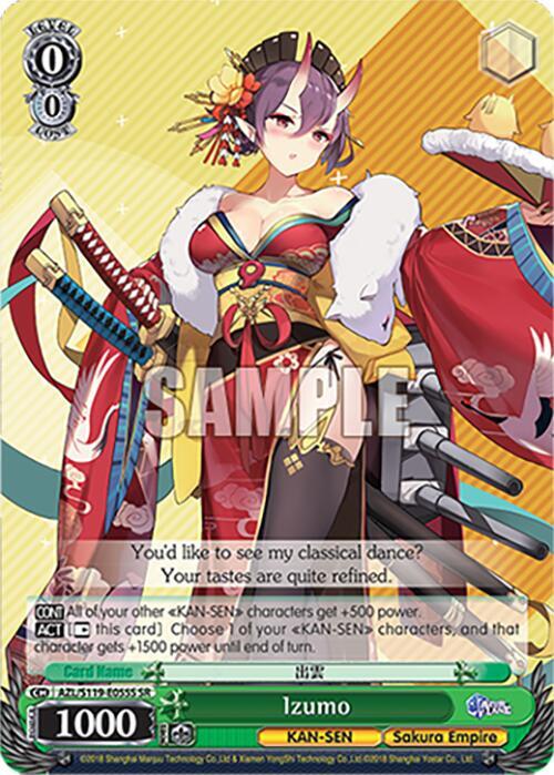 Izumo (SR) - Azur Lane Vol. 2 - Weiss Schwarz - TCGplayer.com